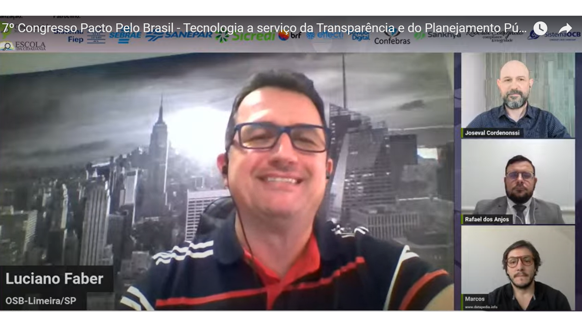 Presidente do OSB-Limeira atua como mediador de painel sobre tecnologia ...